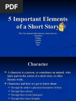 5 Elements of A Short Story PDF | PDF | Plot (Narrative) | Psychology