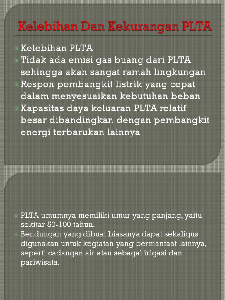 Perencanaan Plta | PDF