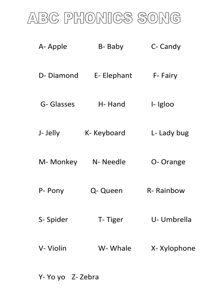 ABC Phonics Song 2 | PDF