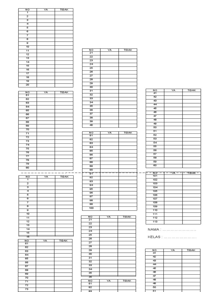 Lembar JWBN DCM | PDF
