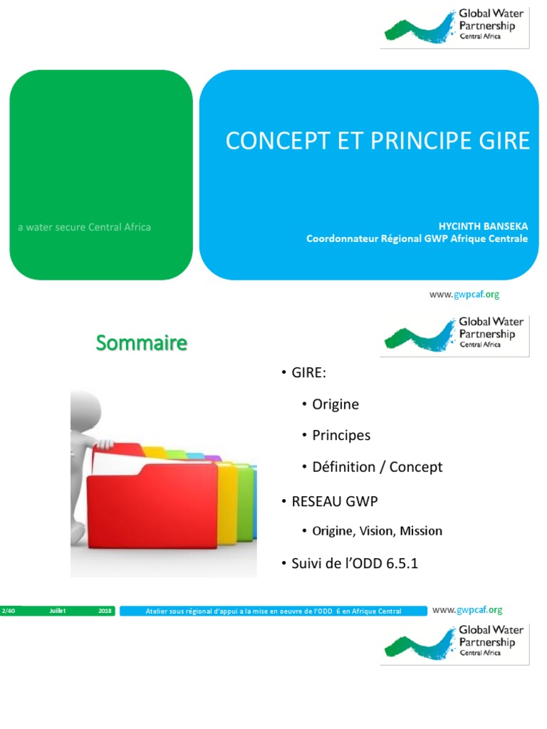 1.b.banseka Introduction GWP Et GIRE Atelier ODD 6.5.2 VF | PDF ...