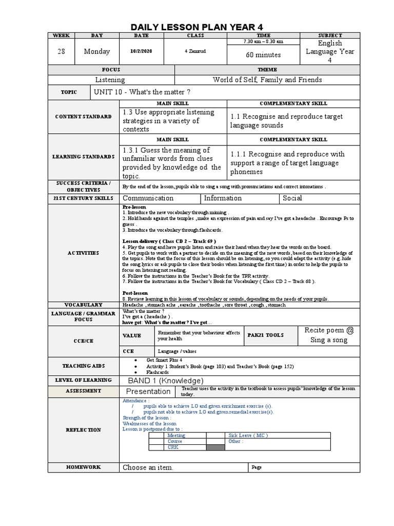 WEEK 28 - What's The Matter | PDF | Lesson Plan | Teachers