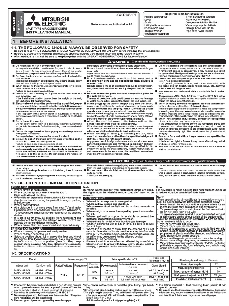 Installation Manual - Eng | PDF