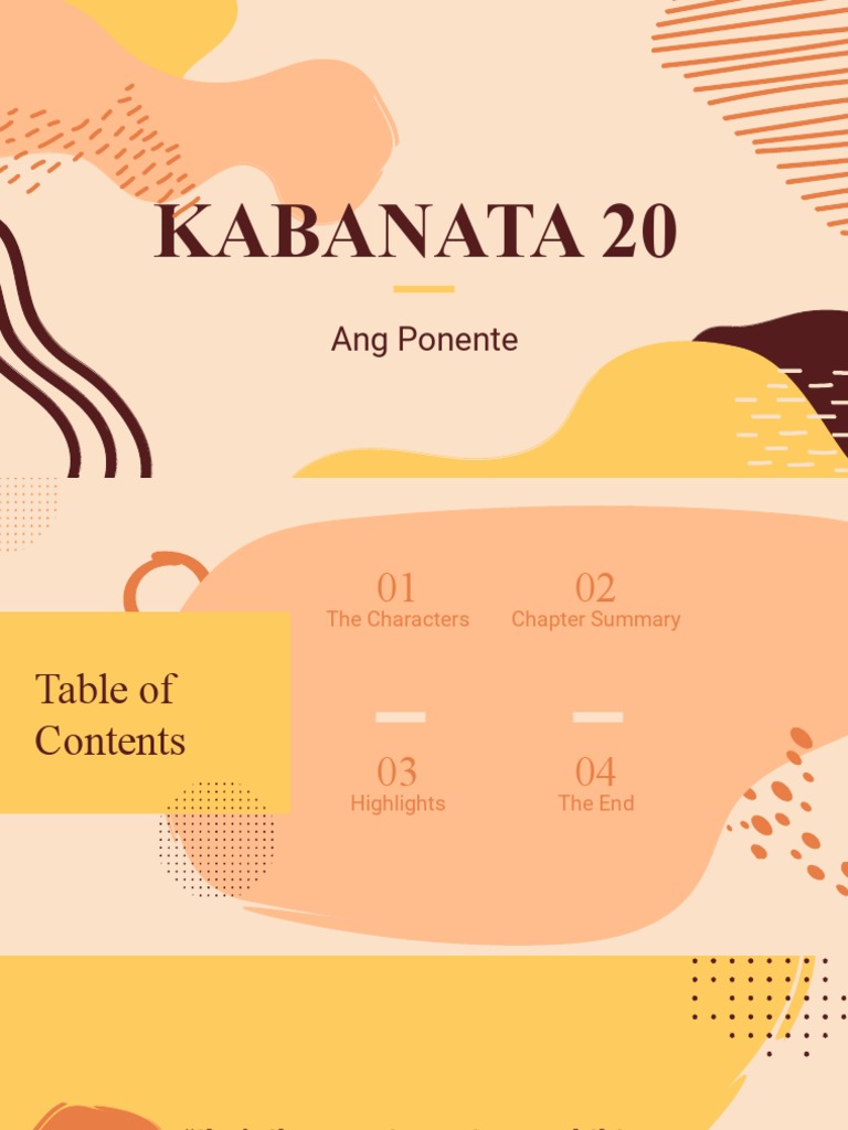 Kabanata 20: Ang Ponente | PDF