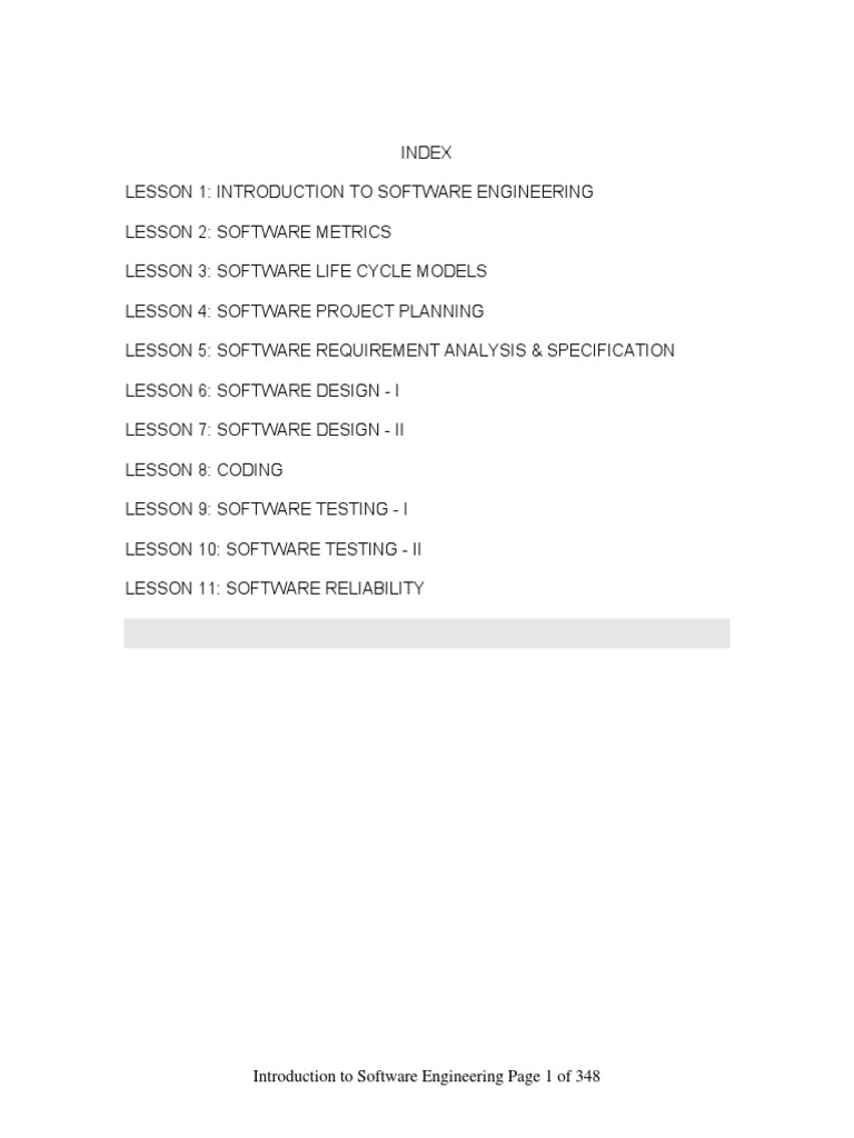 Software Engineering Notes Complete | PDF | Component Based Software ...