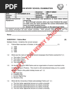 Ems Grade 8 Term 1 Controlled Test Memo Jtg 2024 | PDF | Pollution | Water