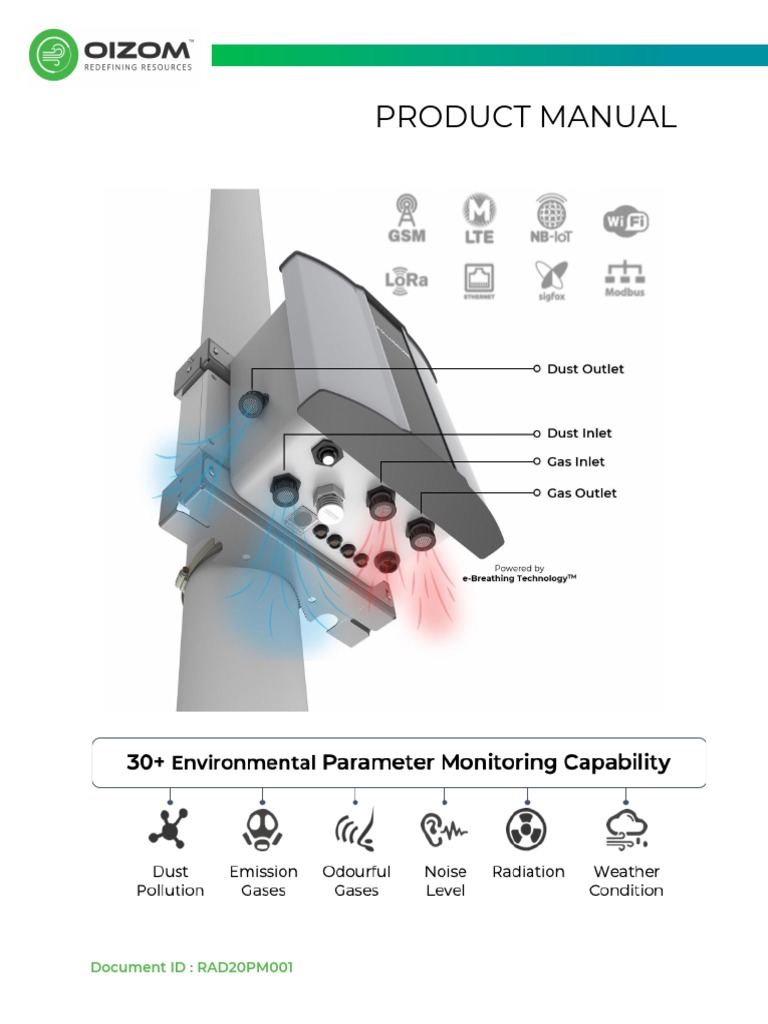 OIZOM Product 4-In-1 Manual | PDF | Particulates | Meteorology