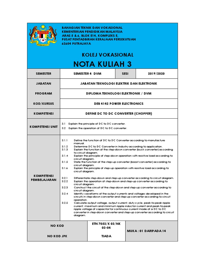 Nota Kuliah 3 (Measurement and Instrumentation) | PDF | Power (Physics ...