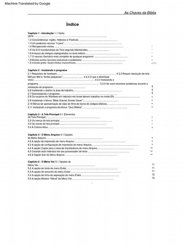 Manuaal Torah Codex Traduzido | PDF | Bíblia | PCs (computadores)