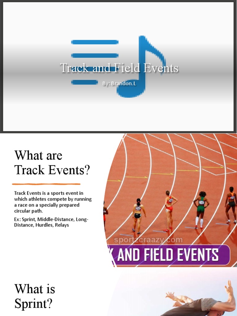 Overview of Track and Field Events | PDF | Track And Field | Physical ...