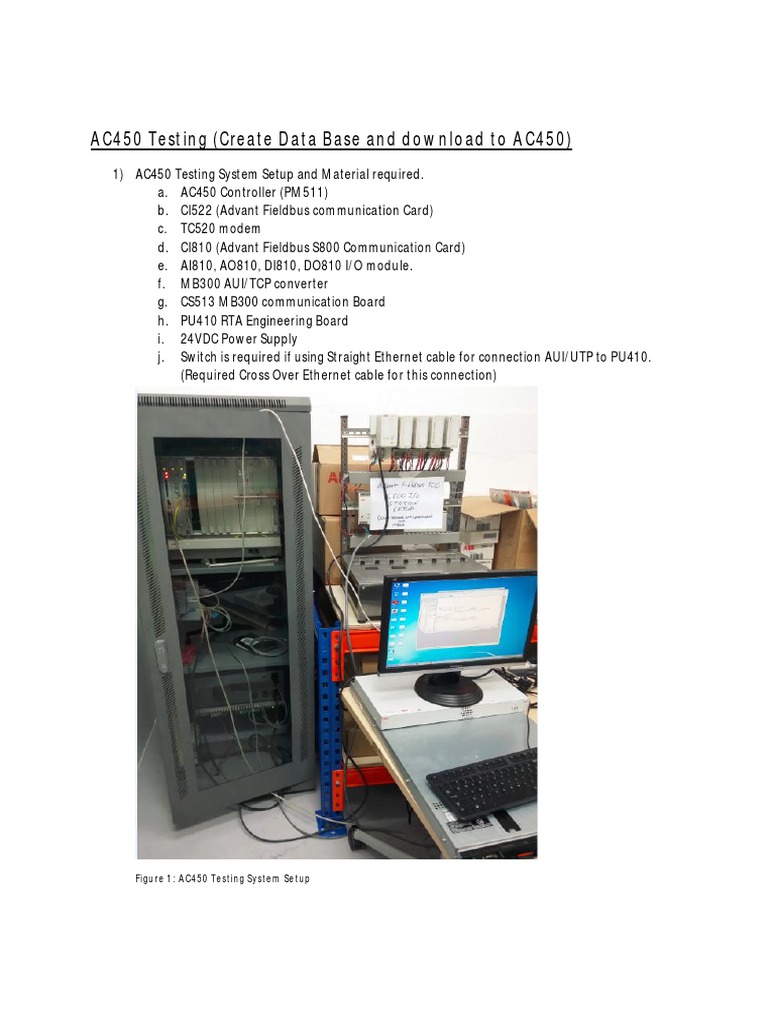 AC450 Database Setup Guide | PDF | Computer File | Node (Networking)