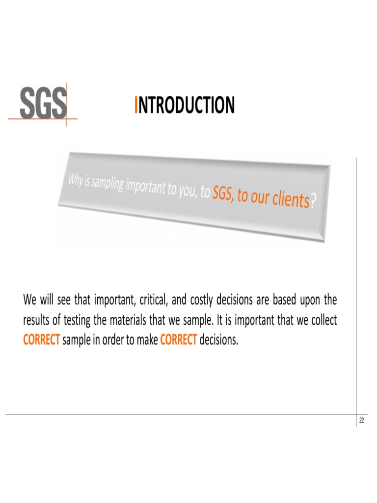 SGS Coal Sampling | PDF | Sampling (Statistics) | Coal