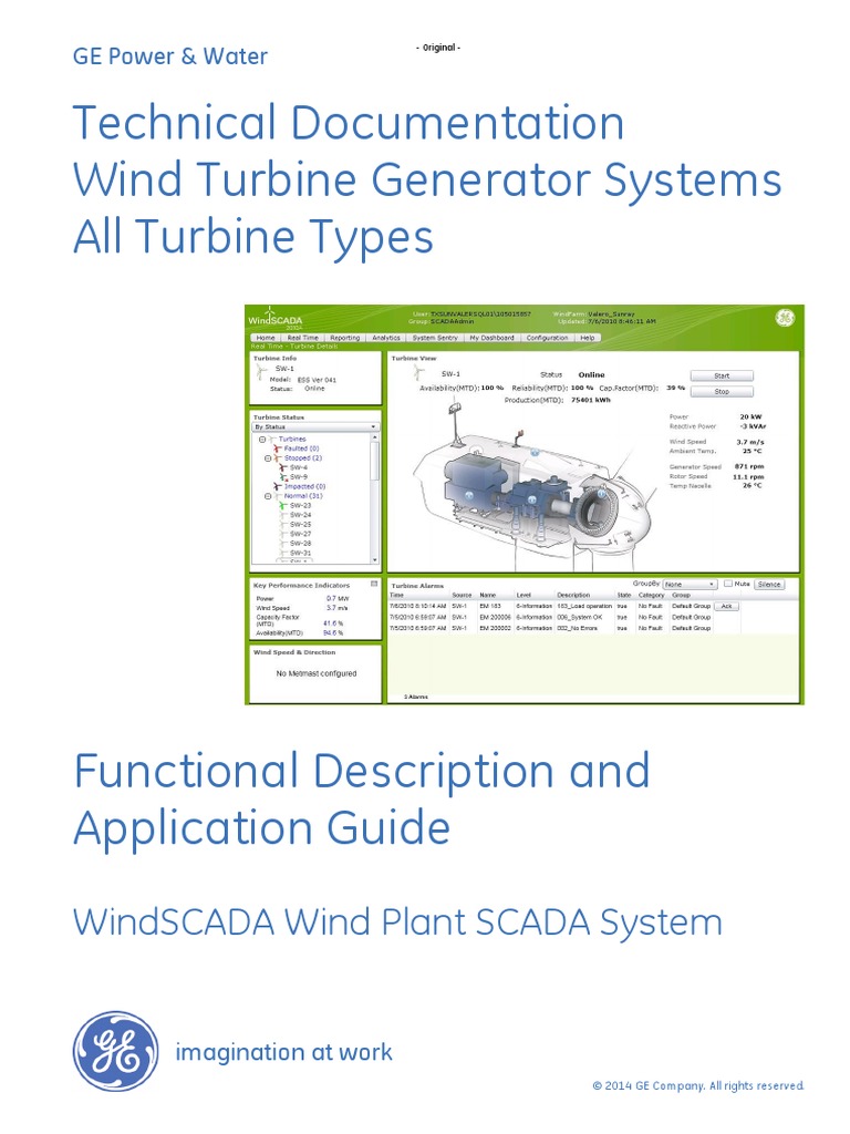 Technical Documentation Wind Turbine Generator Systems All Turbine ...