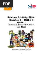 Q3 Science 5 Module 1 | PDF | Speed | Velocity