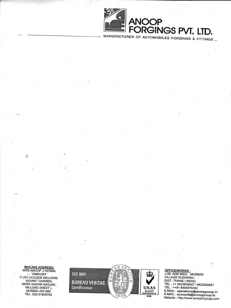 Letter Head | PDF