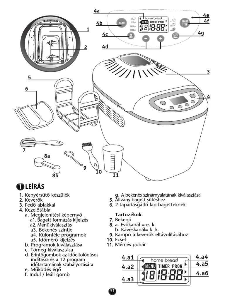 Tefal Home Bread Baguette PF610138 | PDF