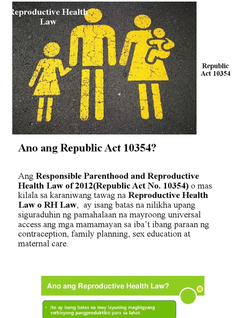 g10 AP RH Bill Republic Act 10354 | PDF