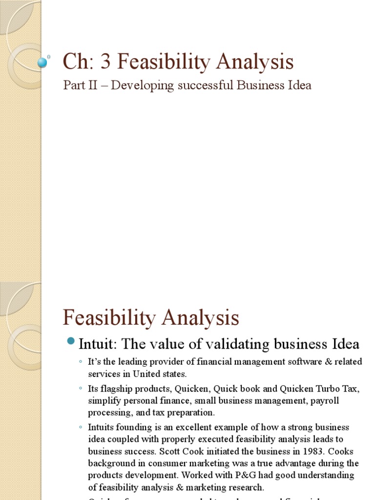 Ch03 Feasibility Analysis | PDF | Feasibility Study | Usability