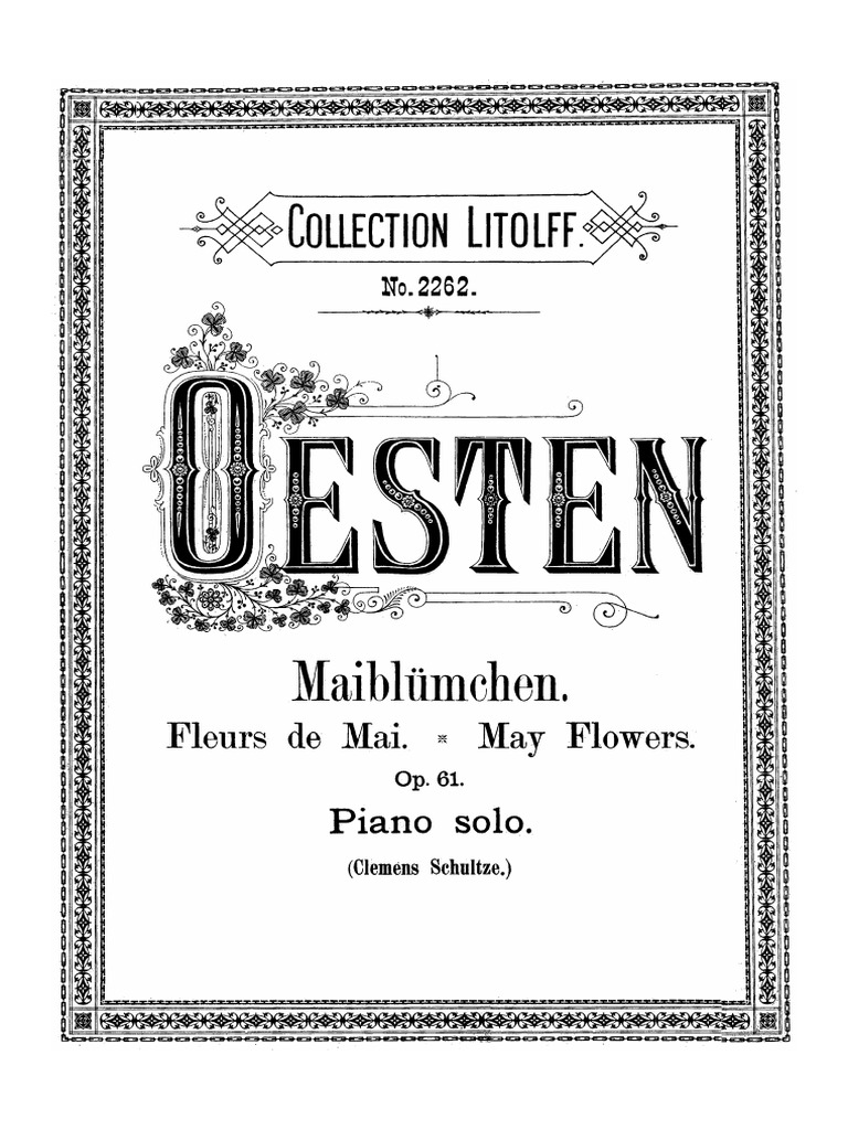Oesten Op.61 | PDF