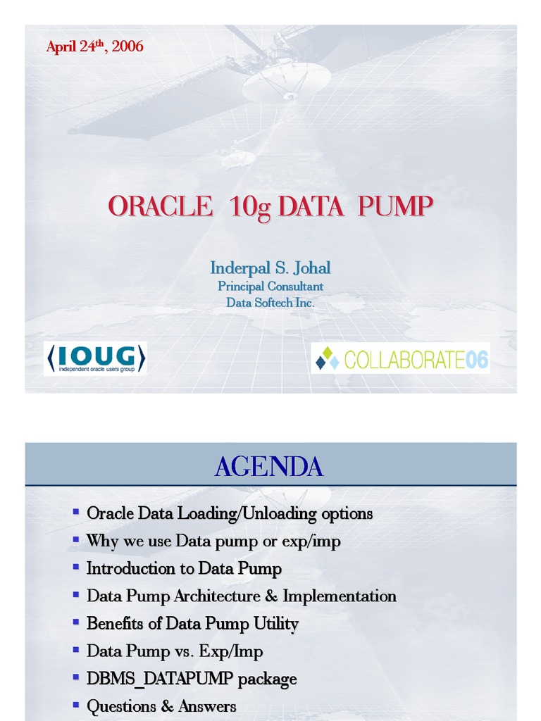 Data Pump | PDF | Database Index | Database Schema