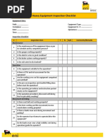 Telehandler Updated Daily Inspection Checklist | PDF