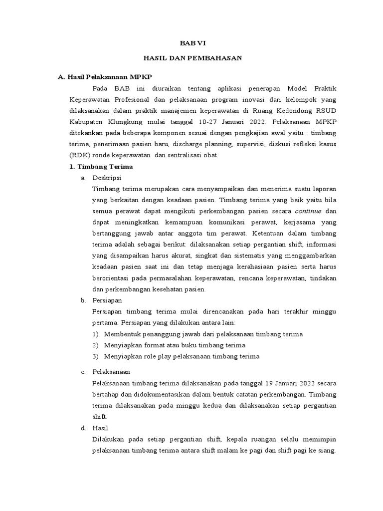 Bab Vi Manajemen | PDF