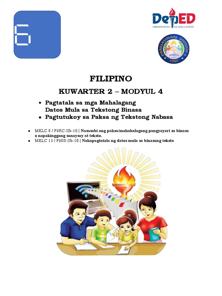 Filipino6 Q2 Modyul4 | PDF