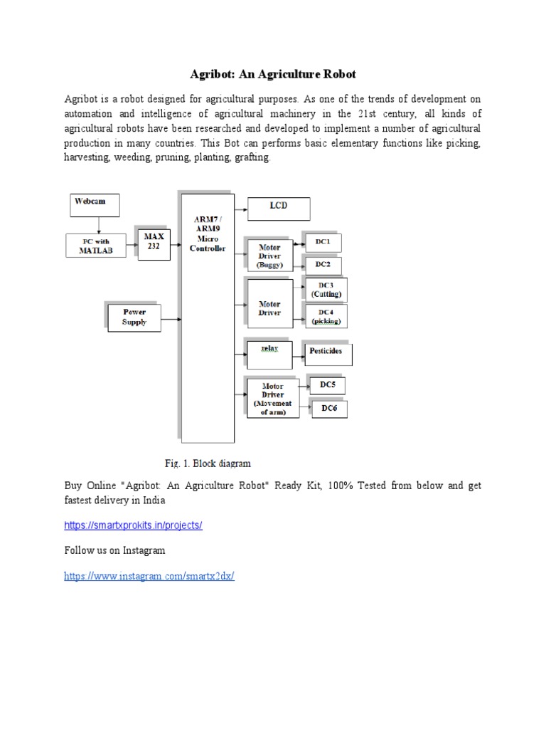 Agribot: An Agriculture Robot | PDF