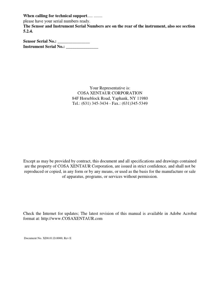 Manual Xentaur XPDM | PDF | Pipe (Fluid Conveyance) | Pressure