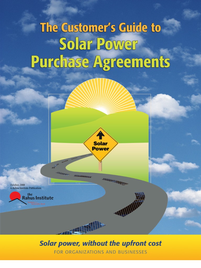 A Guide to Solar Power Purchase Agreements | PDF | Solar Power ...
