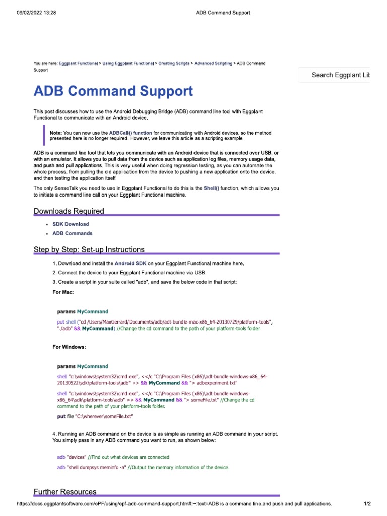 Adb Command | PDF
