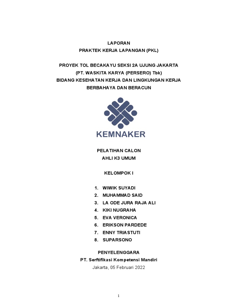 Makalah PKL Kelompok 1 | PDF