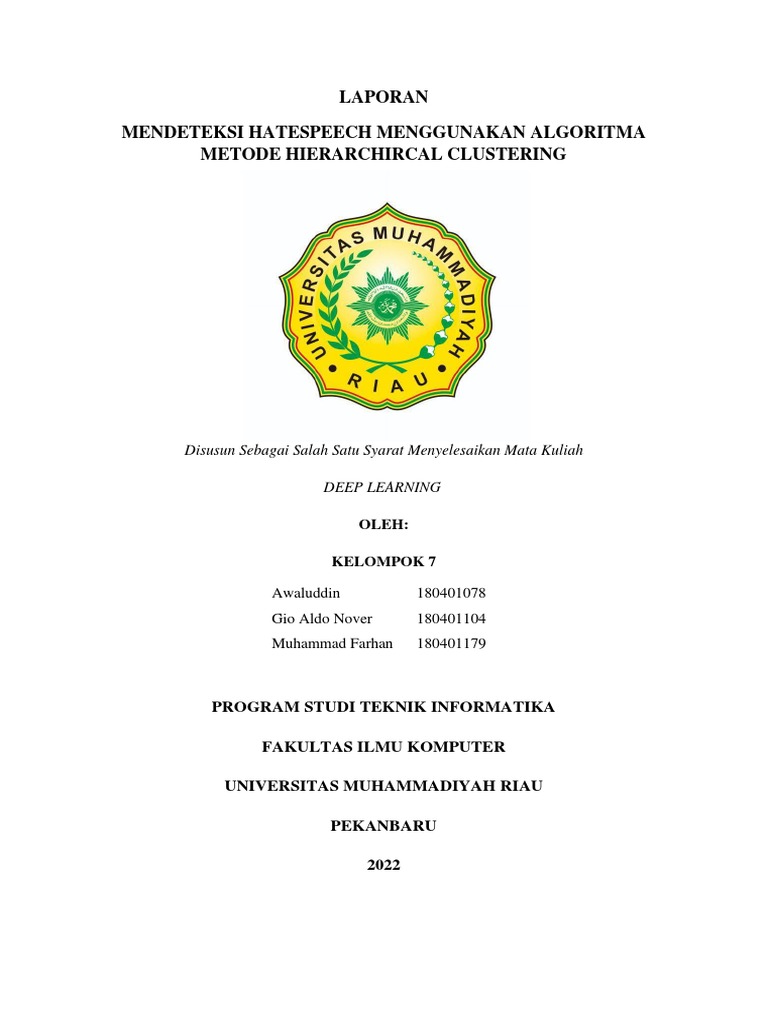 Metode Hierarchical Clustering | PDF Metode Hierarchical Clustering | PDF