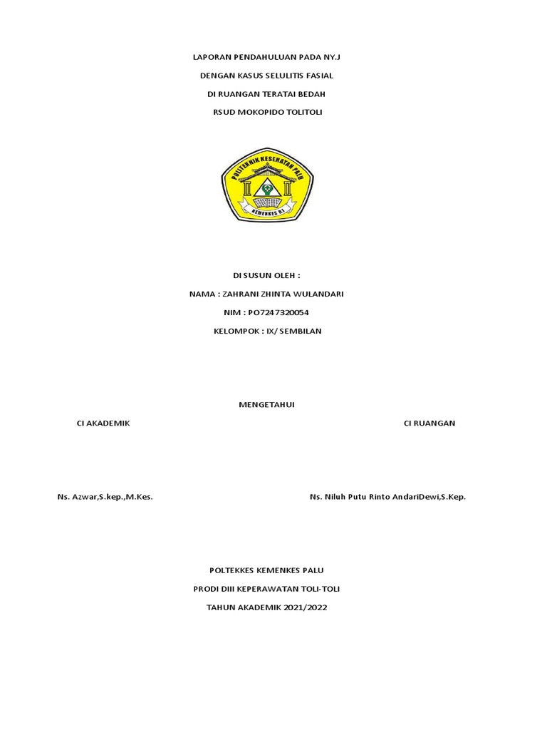 LP Bedah (Selulitis) | PDF