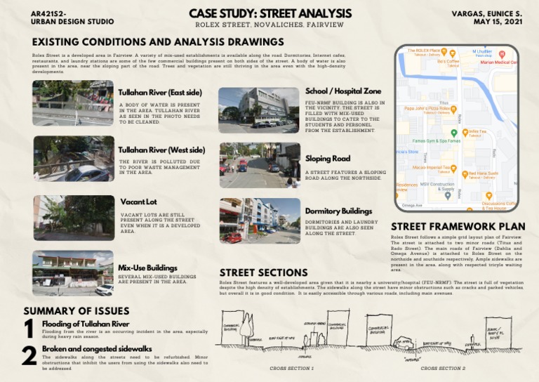 Case Study - Street Analysis - Vargas | PDF | Road | Street