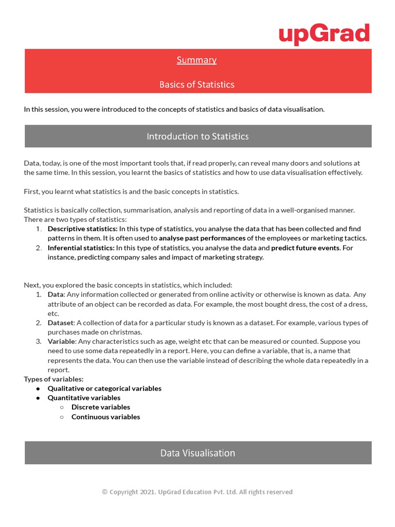 Types of Variables | PDF | Statistics | Chart