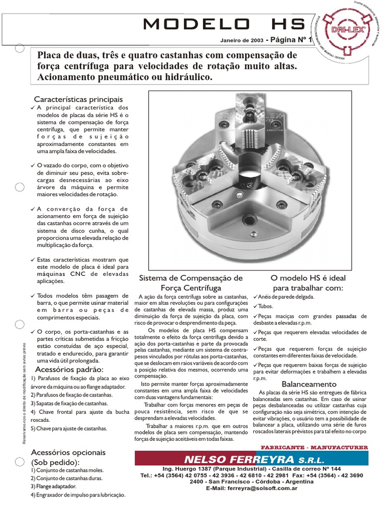 Catálogo Dri-Lex | PDF | Força | Parafuso
