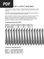 ASTM A193 Gr B7 Chemical Specs | PDF