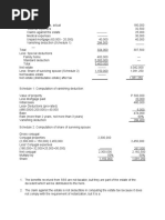 Estate Tax Sample Computation | PDF | Tax Deduction | Real Property