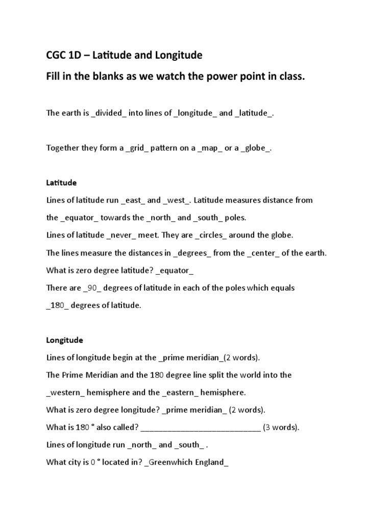 Understanding Geographic Grid Systems: An Introduction to Lines of ...