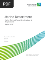 Marine Contract Vessel Specifications Requirements | PDF | Horsepower ...