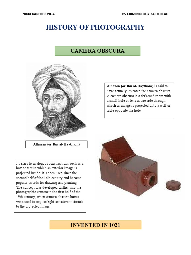 History of Photography | PDF | Imaging | Hobbies