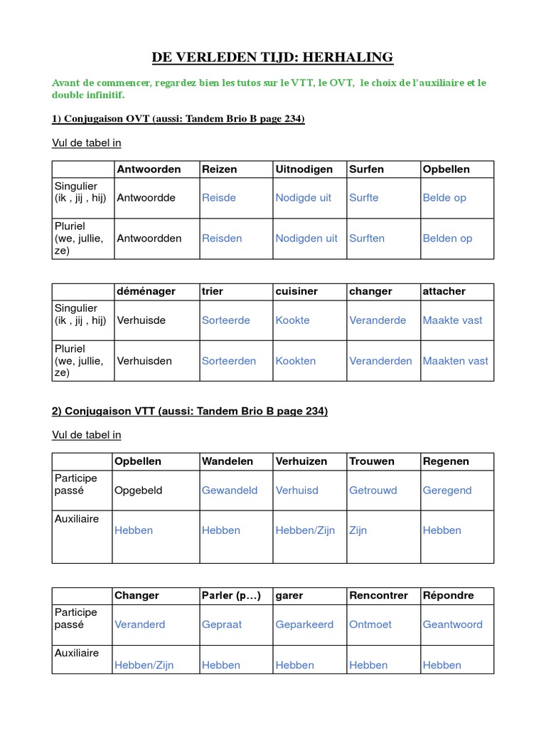 VERLEDEN-TIJD-4b Dev | PDF