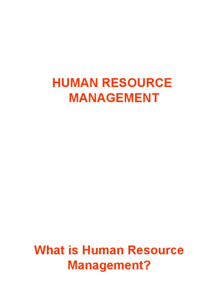 Hrm All Slides Pdf Career Growth