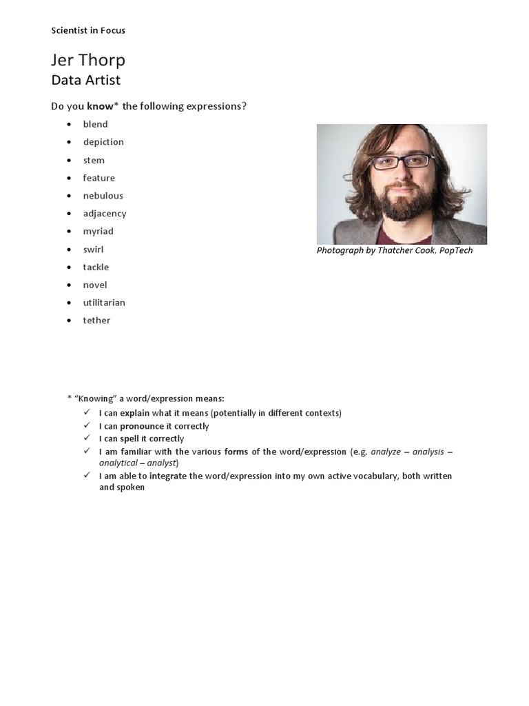 Jer Thorp Data Artist | PDF | Data | Visualization (Graphics)