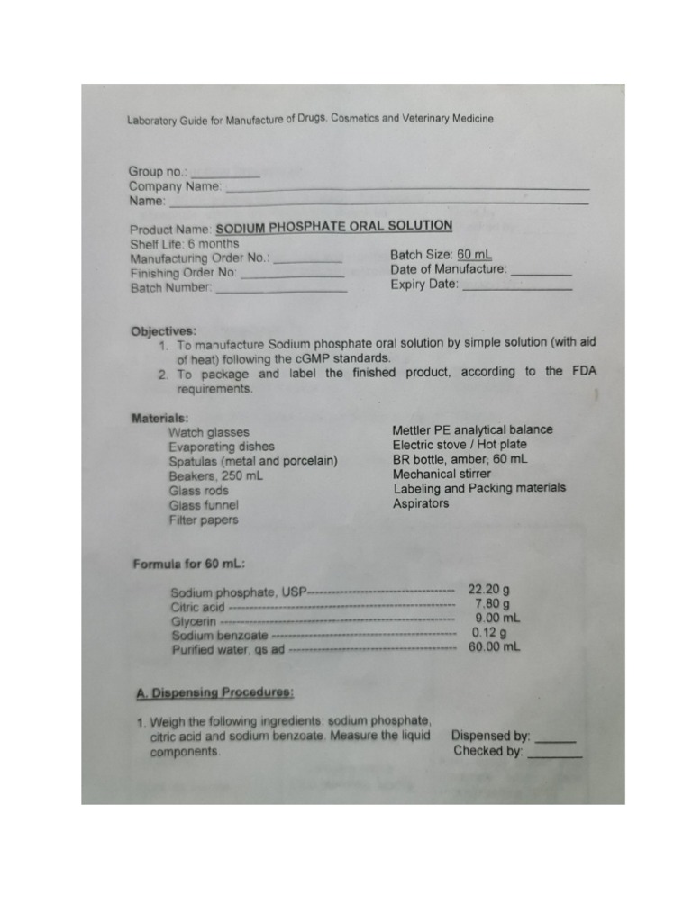 Experiment 1 LABEL | PDF | Drugs | Chemical Substances