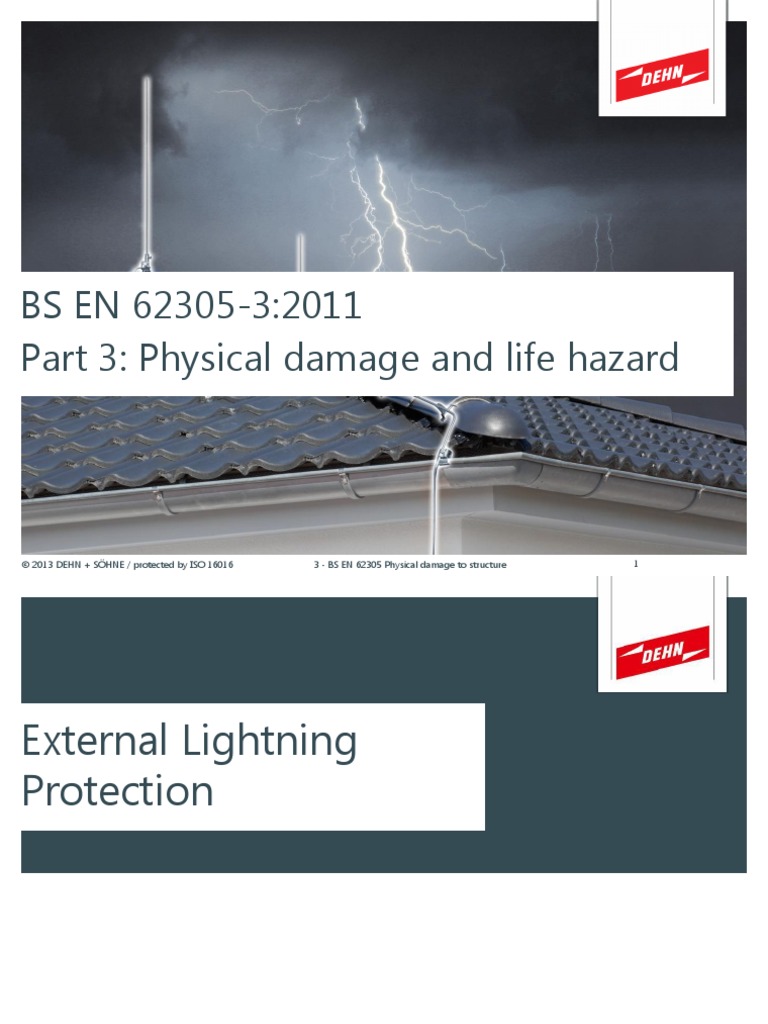 3 DEHN UK Lightning Prot Physical Damage To Structures IFSM | PDF ...