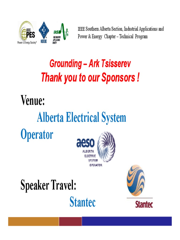Venue:: Alberta Electrical System Alberta Electrical System Operator | PDF | Electrical Wiring ...