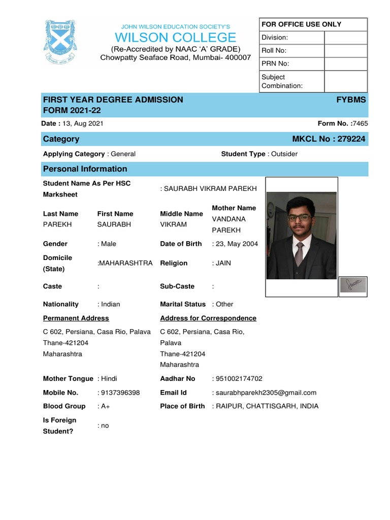 Wilson Form | PDF | Government | Social Institutions