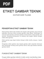Ukuran dan Standar Etiket Gambar A3 | PDF | Komputer